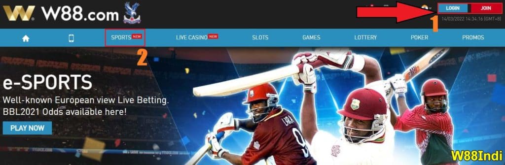 How to play fantasy sports at W88 - Win ₹86,000 every month