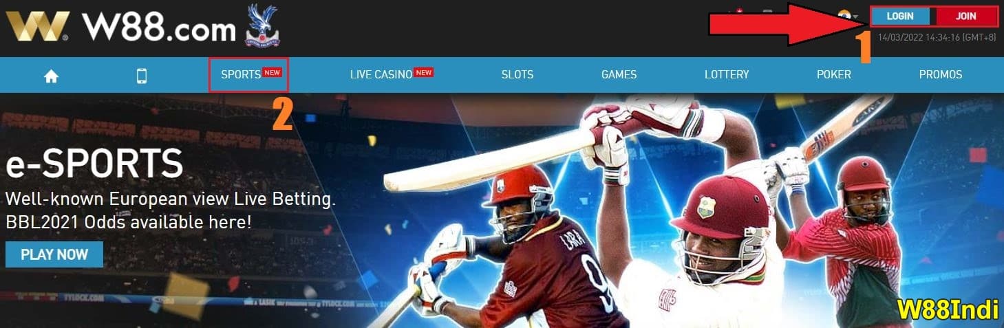 How to play fantasy sports at W88 - Win ₹86,000 every month