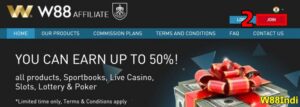 W88 Affiliate Program 2026 - Promote W88 & claim 50% revenue