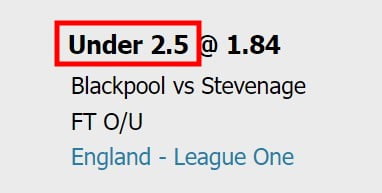 Over/Under 2.5 goals meaning with how to bet guide - W88indi