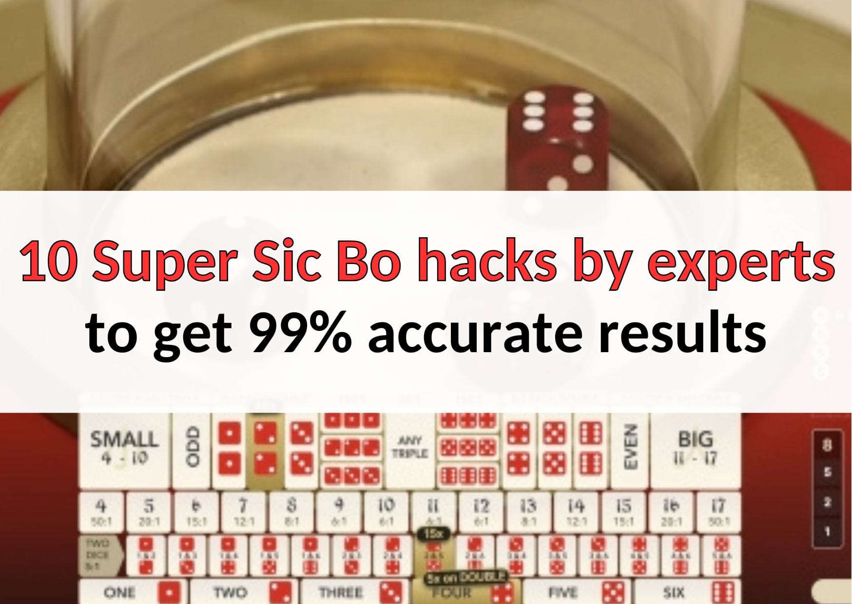 TIPS AND TRICKS - Sportsbook, Live Casino, Slots, and more