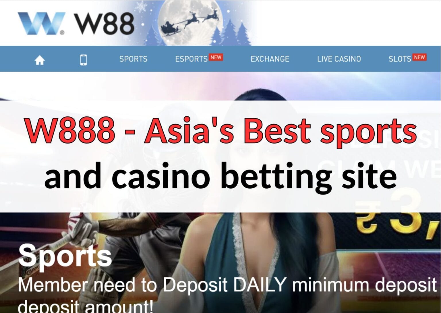 W88Club - Top Gaming Operator in Asia - Get 300 INR Freebets